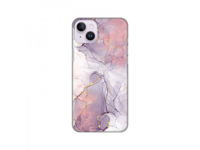 Maskica Silikonska Print za iPhone 14 Plus 6.7 Pink Marble