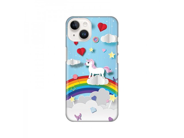 Maskica Silikonska Print za iPhone 14 6.1 Unicorn