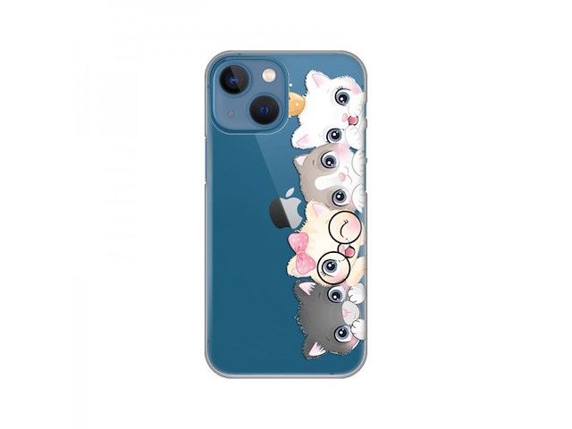 Maskica Silikonska Print Skin za iPhone 13 Mini 5.4 Cats