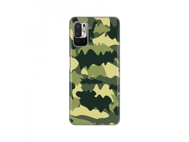 Maskica Silikonska Print Skin za Xiaomi Redmi Note 10 5G Army