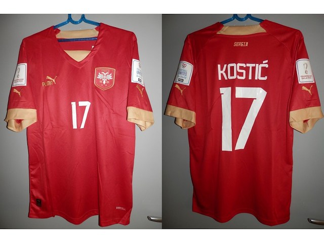 Srbija dres (Qatar 2022) Filip Kostić 17