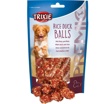 Poslastice za pse Rice Duck Balls 80g