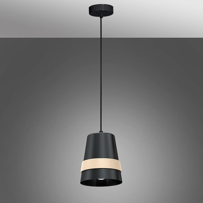 Viseca lampa Venezia 1 crna