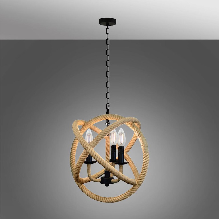 Viseca lampa Glob Rope 3