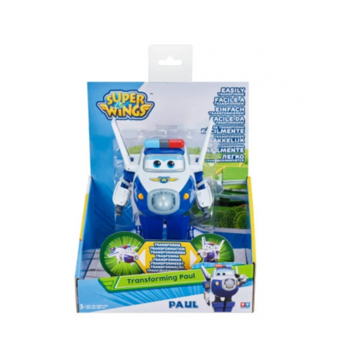 Super Wings Police Paul 16.51 x12.7 x24.1cm