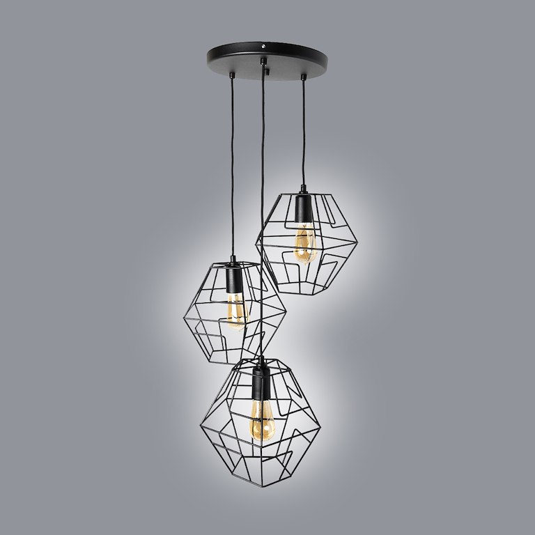 Viseca lampa Pentagon 3 30x70cm