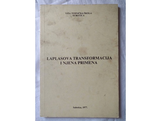 (k) Laplasova transformacija i njena primena