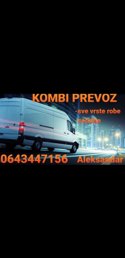 Kombi prevoz robe selidbe Sabac