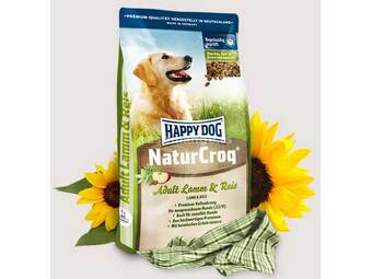 Happy Dog Hrana za pse Naturcroq - jagnjetina i pirinač - pakovanje 15kg + 2kg GRATIS