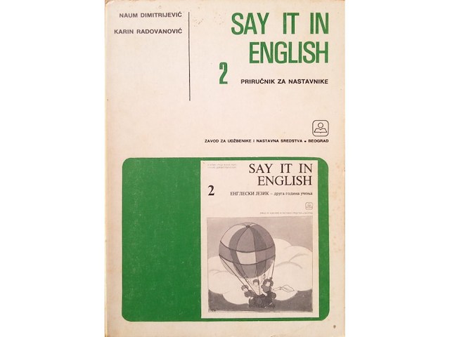 Say It In English 2 (Priručnik Za Nastavnike)
