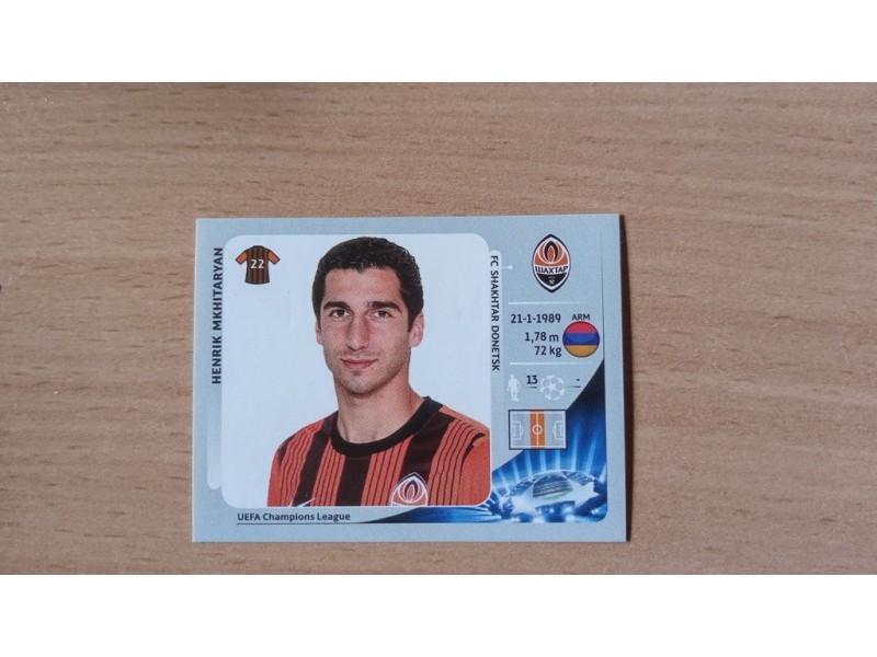 Liga Šampiona 2012 2013 Panini broj 330