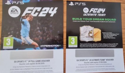 Playstation 5 Fifa 24 download code ultimate team edition