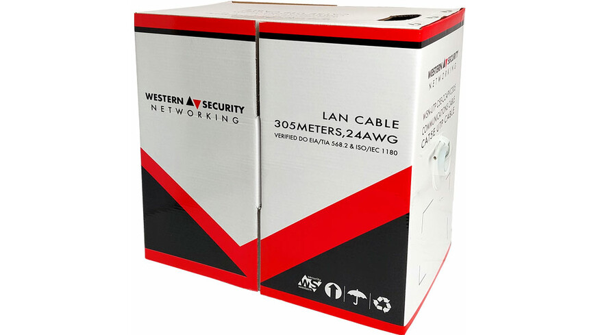 WesternSecurity WSN-UTP C6-BCPVC305