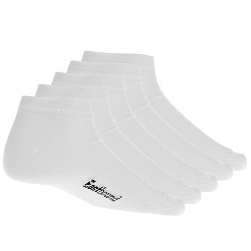 EBUS770-WHT Eastbound Carape Prato Socks 5Pack Ebus770-Wht