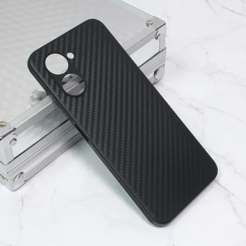 Futrola - maska Carbon fiber za Realme C33 crna