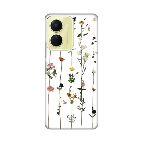 Silikonska futrola - maska print Skin za Vivo Y16 Flower