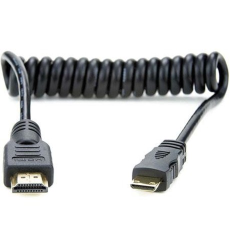 Atomos Mini HDMI to Full HDMI Cable/1x coiled 30cm