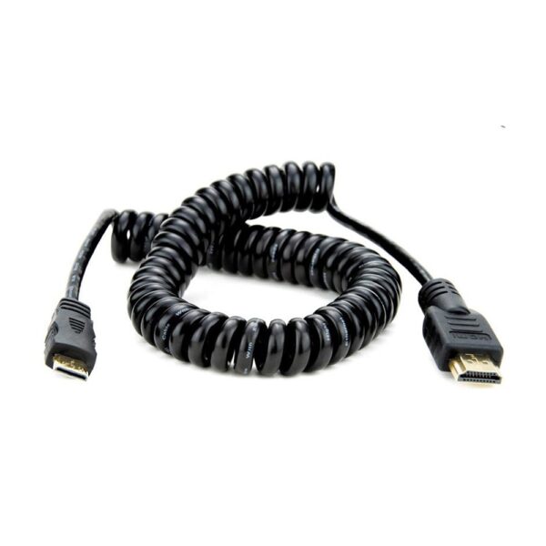 Atomos Mini HDMI to Full HDMI Cable/1x coiled 50cm