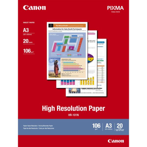 Canon foto papir HR-101 A3 20bl.