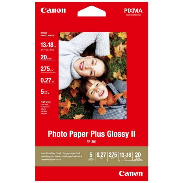 Canon fotopapir PLUS BJ MEDIA PP-201 5×7 (20 papira)