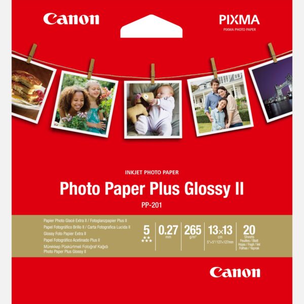 Canon fotopapir PLUS PP-201 5×5 inch (20 papira)