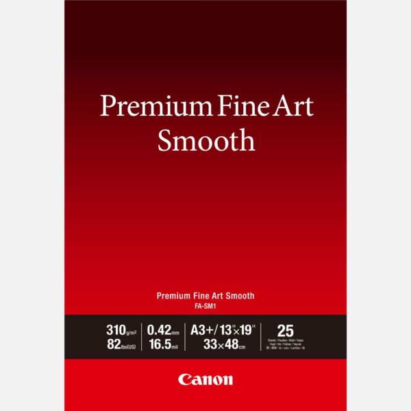 Canon fotopapir PREMIUM FINE ART SMOOTH FA-Smooth A3+ (25 papira)