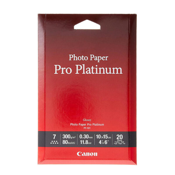 Canon foto papir PT-101 4×6″ 20sh (10×15)