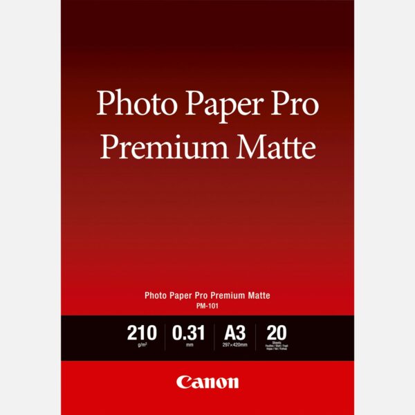 Canon foto papir PRO PREMIUM MATTE PM-101 A3 (20 papira)