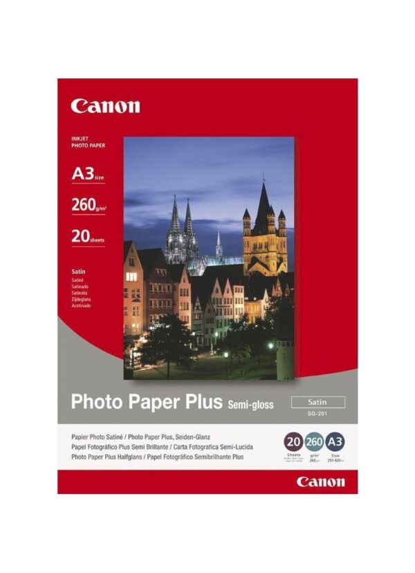 Canon fotopapir SEMI-GLOSSY SG-201 A3+ (20 papira)