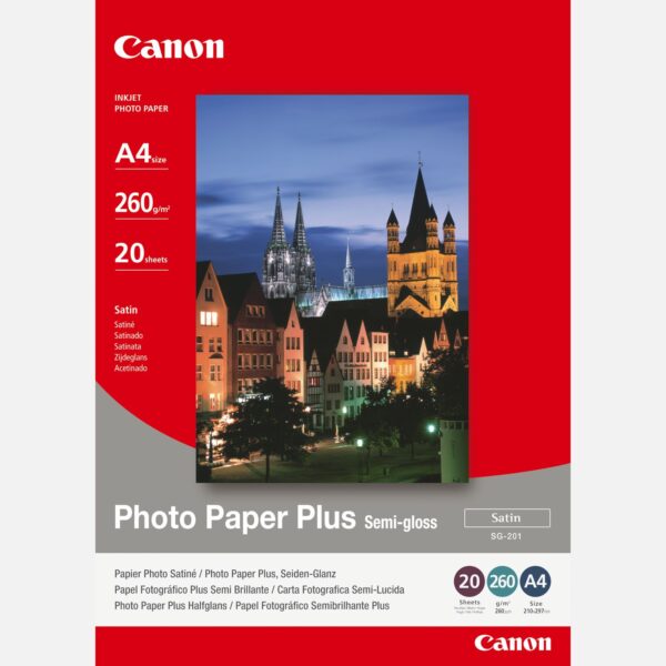 Canon foto papir SEMI-GLOSSY SG-201 A4 (20 papira)