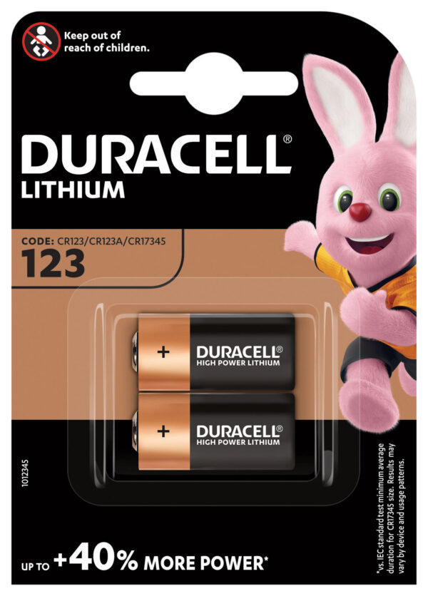 Duracell HPL 123 2 kom