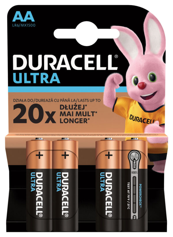 Duracell Ultra AA 4kom