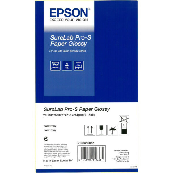 Epson foto papir 20,3×65 Glossy (rolna)
