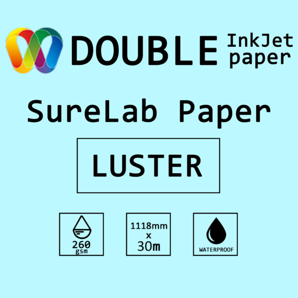 Foto Papir Double 111,8cm x 30m Luster