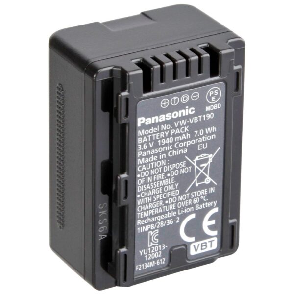 Panasonic baterija VBT190E 1940 mAh