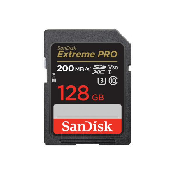 SanDisk Extreme PRO 128GB SDXC 200/90MB/s UHS-I Class 10 V30