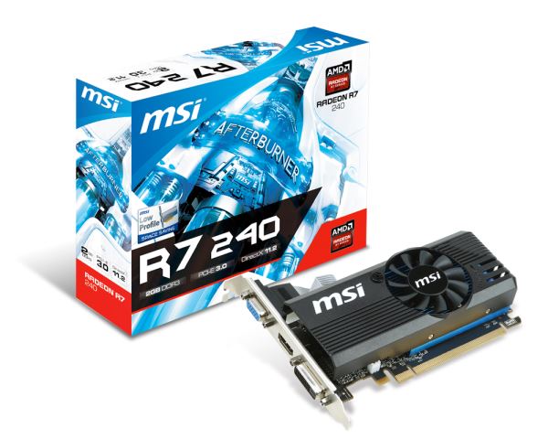 MSI Radeon R7 240 2GB DDR3