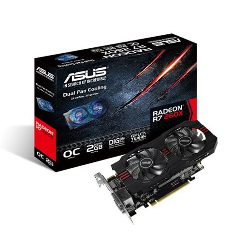 ASUS Radeon R7 260X 2GB GDDR5 OC