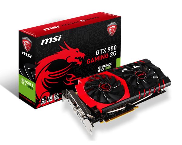 MSI GeForce GTX 950 2GB GDDR5