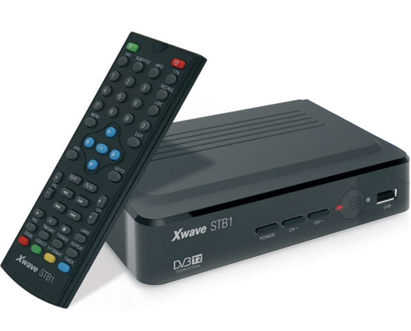 SetTop Box Xwave STB1, DVB-T2 sa RF modulatorom