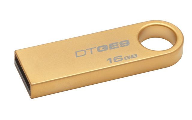 KINGSTON DTGE9 USB 2.0, 16GB zlatni