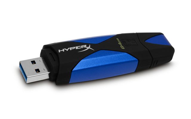 Kingston DTHX30 USB 3.0, 64GB plavo-crna