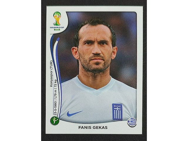 Brazil 2014 - Panini sličica broj 220