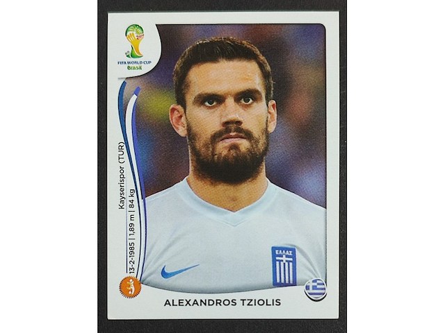 Brazil 2014 - Panini sličica broj 215