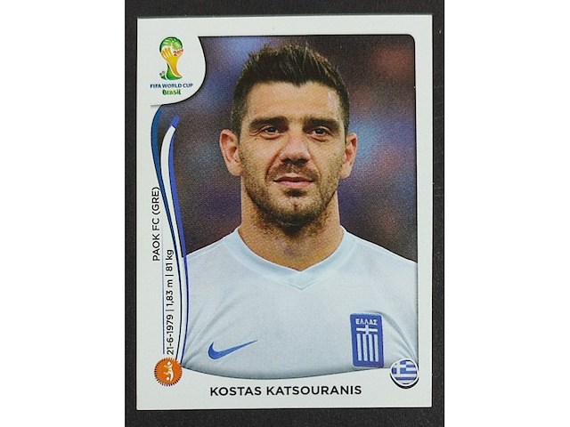 Brazil 2014 - Panini sličica broj 214