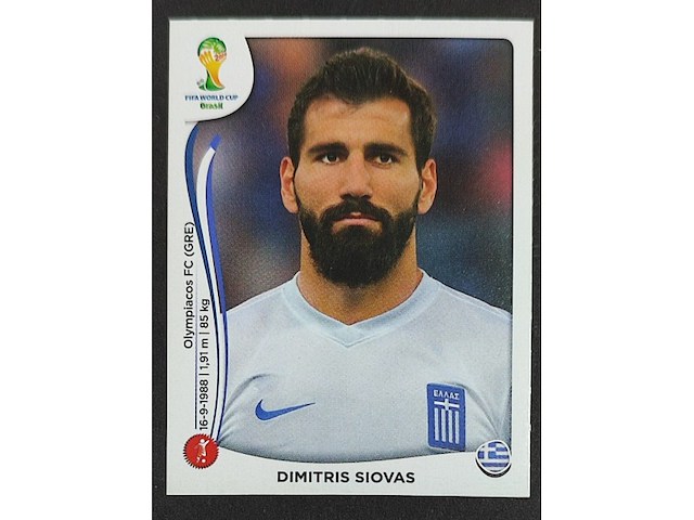 Brazil 2014 - Panini sličica broj 209