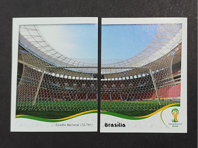 Brazil 2014 - Panini sličica broj 10 i 11