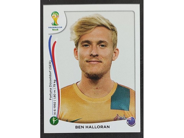 Brazil 2014 - Panini sličica broj 181