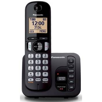 PANASONIC Fiksni telefon KX-TGC220FXB (Crni)