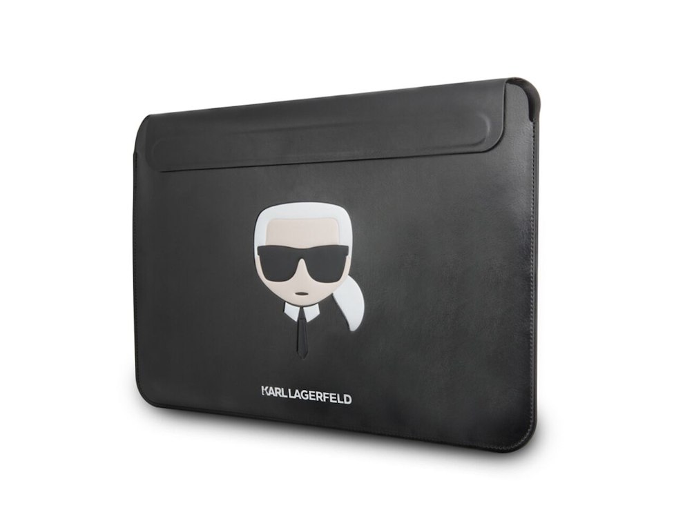 Torba - laptop Karl Lagerfeld Sleeve Ikonik 16" crna (KLCS16KHBK)
